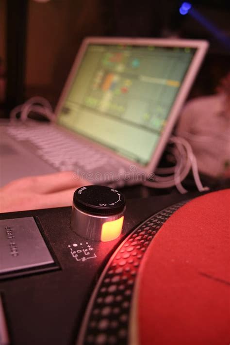 Midi Controller DJ Stock Photo Image Of Spin Glowing