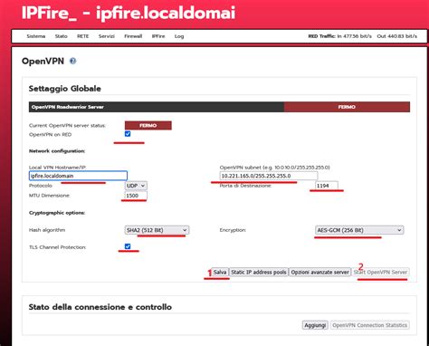Openvpn Configuration Ipfire Community