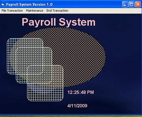 payroll system version 1 0 sourcecodester