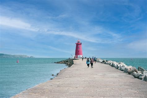 Poolbeg Lighthouse Und Great South Wall Dublin De