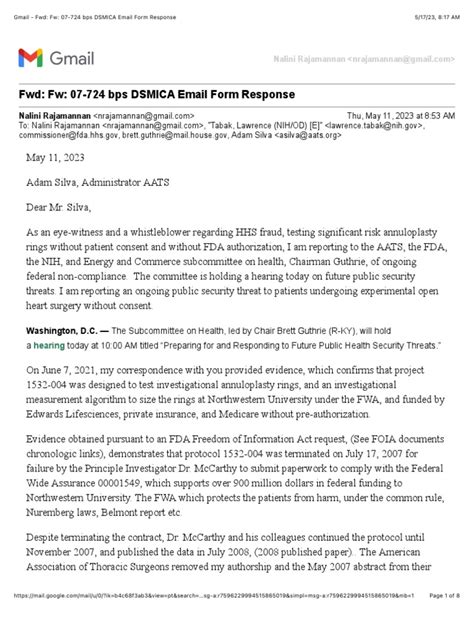 Gmail Fwd Fw 07 724 Bps Dsmica Email Form Response Pdf