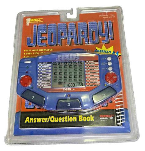 Jeopardy Electronic Hand Held Game 1997 Tiger Electronics New In