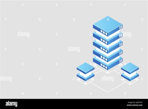 Transfer Of User Data To The Server Data Flow Data Storage Server Digital Space Data Center