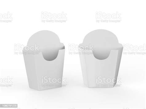 감자 튀김 흰 종이 상자 패스트 푸드 상자 고립 된 흰색 배경 3 차원 일러스트 레이 션에 서식 파일을 모의 상자에 대한 스톡 사진 및 기타 이미지 Istock