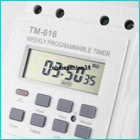 Jual Sinotimer Power Timer Programmable Time Switch Relay 220 V 30 A