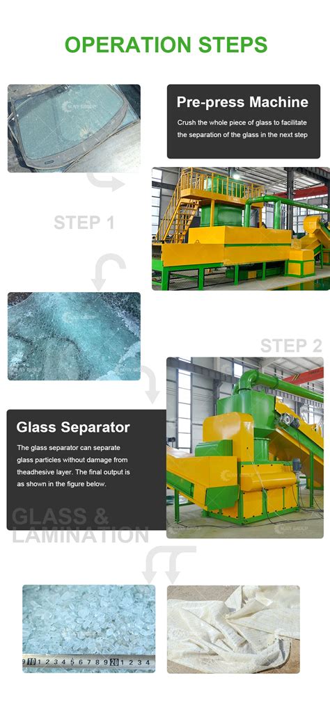 Factory Price Laminated Glass Separator Machine Car Windshield