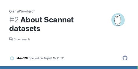 About Scannet Datasets Issue QianyiWu Objsdf GitHub