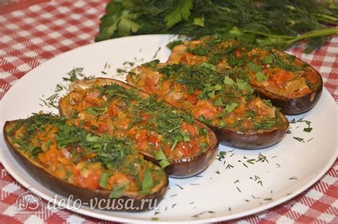 Фаршированный Баклажан В Духовке Рецепт С Фото — Скачать фото