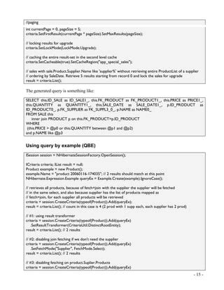 N Hibernate Explained By Example PPT