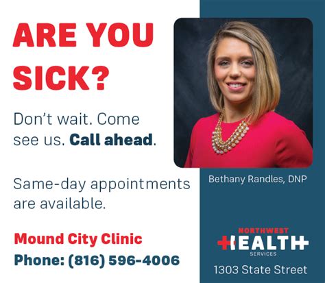 Northwest Health Services Hey Mound City Bethany Randles Dnp Is Accepting Patients Over At