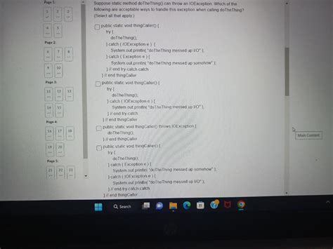 Solved Following Are Acceptable Ways To Handle This