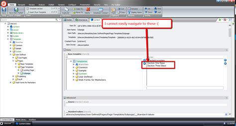 Navigate To Base Templates Of A Template Using A Sitecore Command
