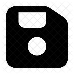Save File Icon Download In Glyph Style