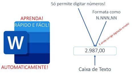 Word Campo Formatação Reais Casa Decimal E Milhar R Muito Fácil