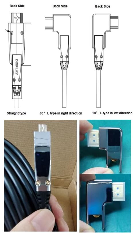 Selina Cheung On Linkedin Hdmi Type D To Type D Active Optical Cable Aoc With 90 Degree