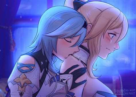 Eula And Jean Genshin Impact Drawn By Kimmy Tsunami Danbooru