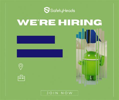 Safetyheads On Linkedin 📢 Looking For An Android Developer Do You