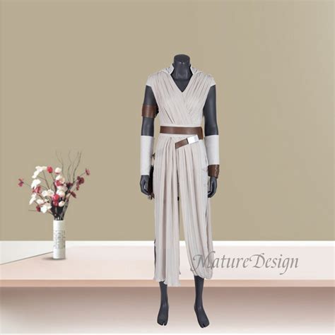 Star Wars Rey Skywalker Cosplay Costume Halloween Costume Etsy