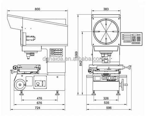 High Precision Optical Digital Profile Projector Price
