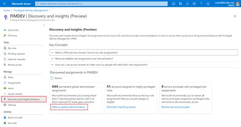Microsoft Entra Roles Discovery And Insights Preview In Privileged