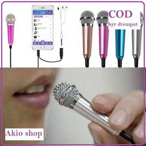 Jual Microphone Mini Headset Smule Mic Earphone In Shopee Indonesia