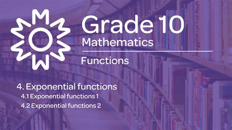 4 Exponential Functions Milani Education