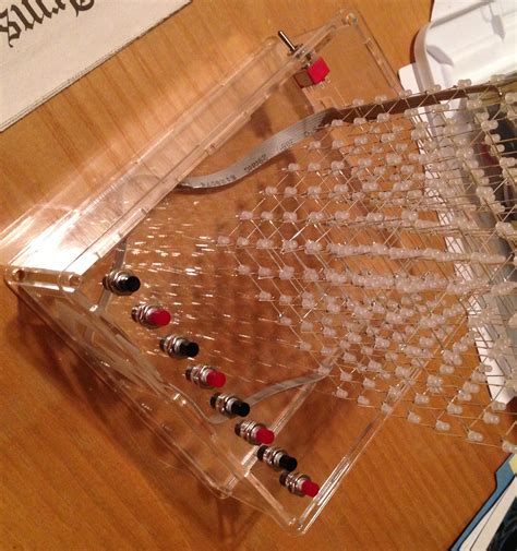 Self Contained 7x7x7 Led Cube Trybotics