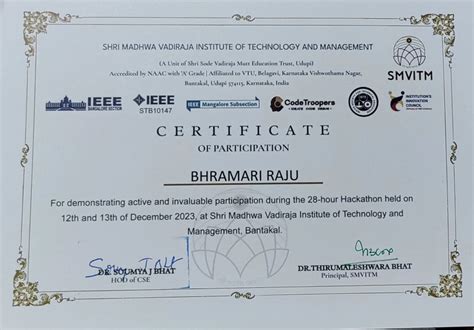 Bhramari Raju On Linkedin Thrilled To Have Participated In The Intense