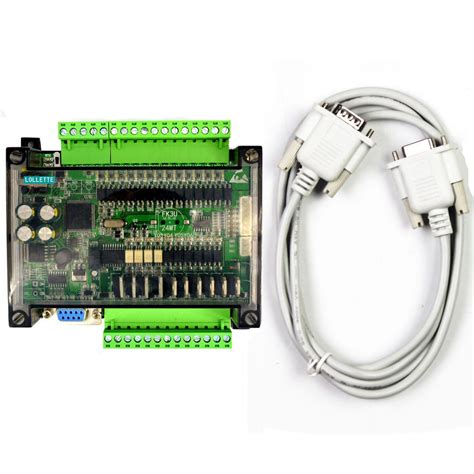 fx3u 24mt6ad2da 14 input 10 transistor output plc controller rs485
