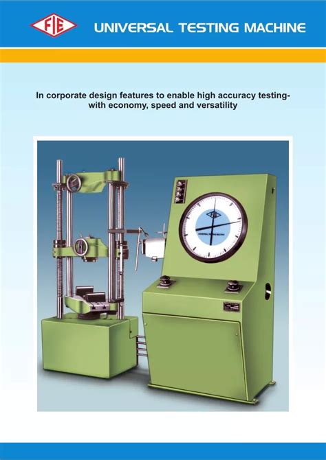 PPT Universal Testing Machines UTM PowerPoint Presentation Free Download ID