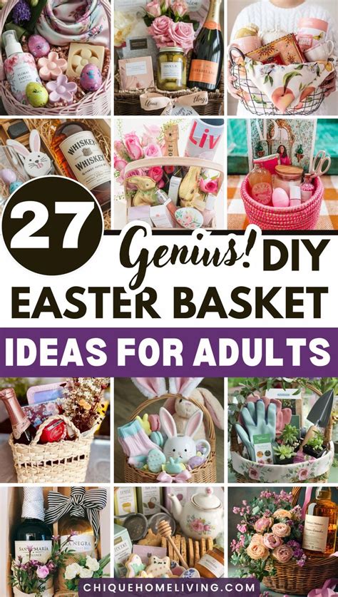 27 Genius Diy Easter Basket Ideas For Adults In 2025 Easter Basket Diy Homemade Easter