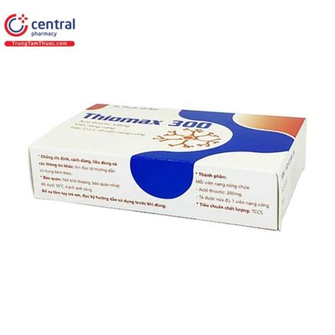 ChÍnh HÃng Thuốc Thiomax 300 điều Trị Viêm đa Dây Thần Kinh
