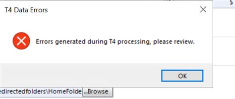 T4 T4A Setup And Generation Errors List Support Center