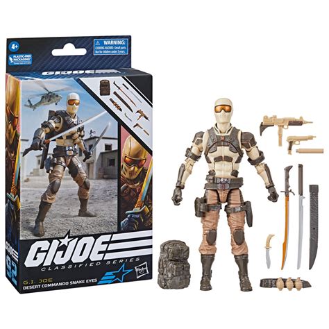 Gi Joe Classified Series 6 Inch Desert Commando Snake Eyes Action Figure