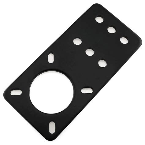 Buy E Outstanding Nema Stepper Motor Mount Flat Bracket Black Aluminum Alloy Mounting Plate
