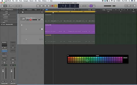 Track Alternatives In Logic Pro X The MusicTech How To