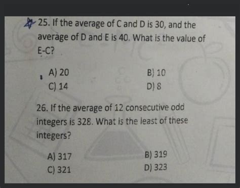 If X Is The Average Arithmetic Mean Of 5 Consecutive Odd Integers What