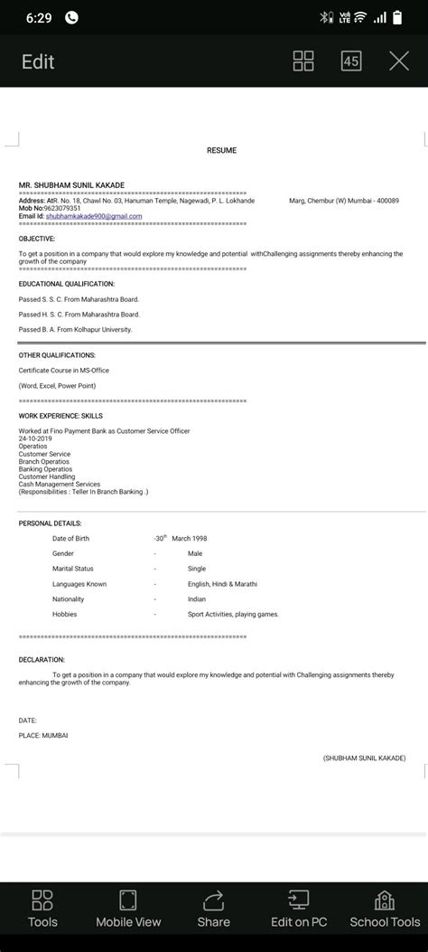 Shubham Kakade On Linkedin Bank