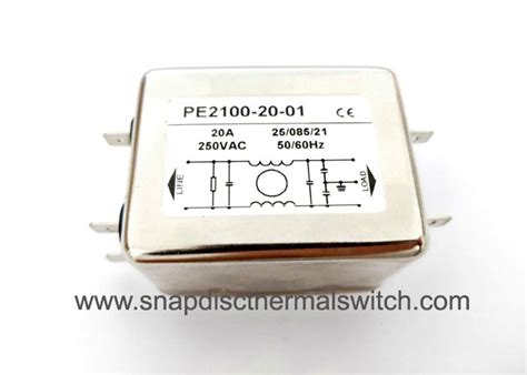 High Performance Ac Line Noise Filter 5060hz Nominal Center Frequency