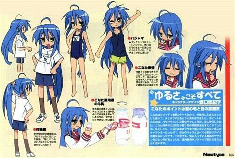 Lucky Star Characters Konata