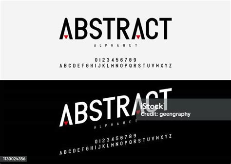 추상적인 현대 알파벳 글꼴입니다 인쇄 술 글꼴 대문자 일반 및 기울임꼴 패션 컨셉 디자인 벡터 일러스트 레이 션 컴퓨터 글자에