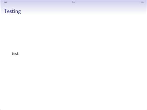 Remove Section Header From A Beamer Theme Singapore TeX LaTeX Stack Exchange