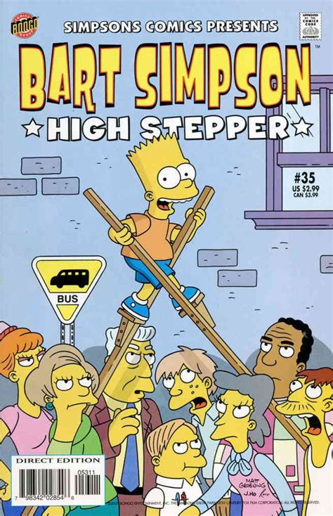 Simpsons Comics Presents Bart Simpson 35 Vf Bongo Comic Book