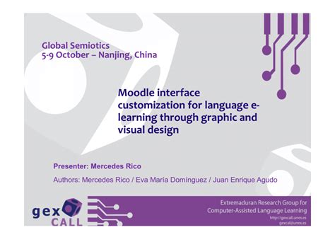 Pdf Moodle Interface Customization For Language E Learning Through