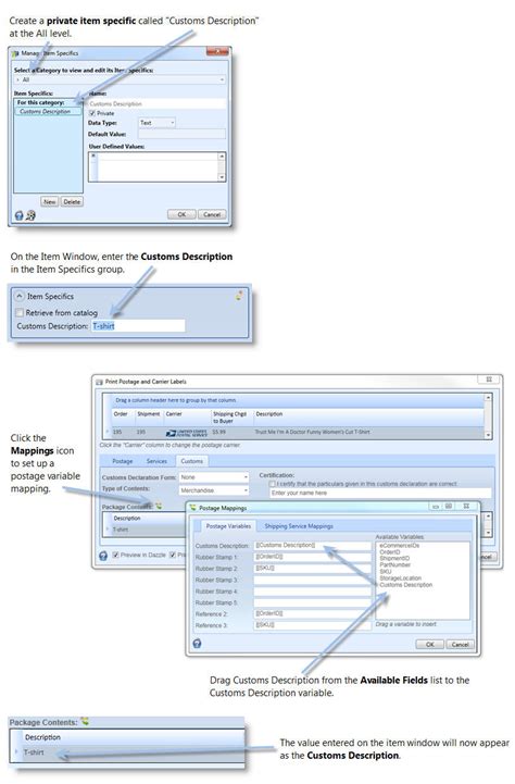 Adding A Customs Description Field Walkthrough