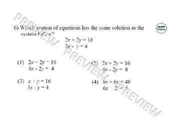 Solving Systems Of Linear Equations Using Elimination Lesson Of