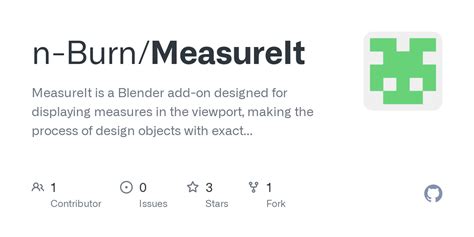Github N Burnmeasureit Measureit Is A Blender Add On Designed For Displaying Measures In The