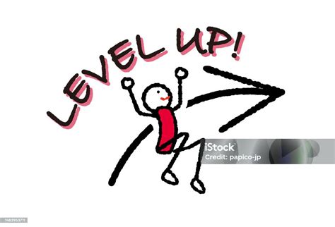 스텝 업 레벨 업 스킬 업 성장 빨간색 레벨 업 이미지가 있는 화살표 그림 감정 시리즈에 대한 스톡 벡터 아트 및 기타 이미지 감정 시리즈 개념 개선 Istock