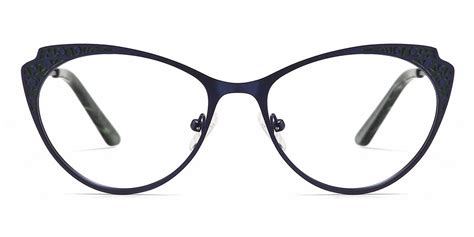 Kinsley Cat Eye Blue Glasses For Women Lensmart