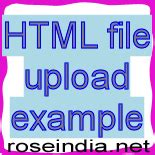 HTML File Upload Example